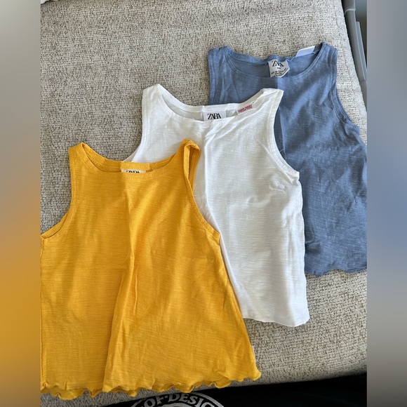 Zara | Shirts & Tops | Zara Tank Tops Set Of 3 | Poshmark